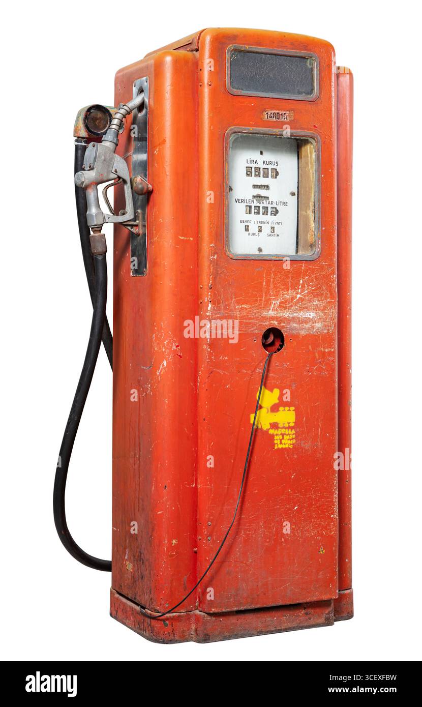 Vintage Fuel Pump Stock Photo - Alamy
