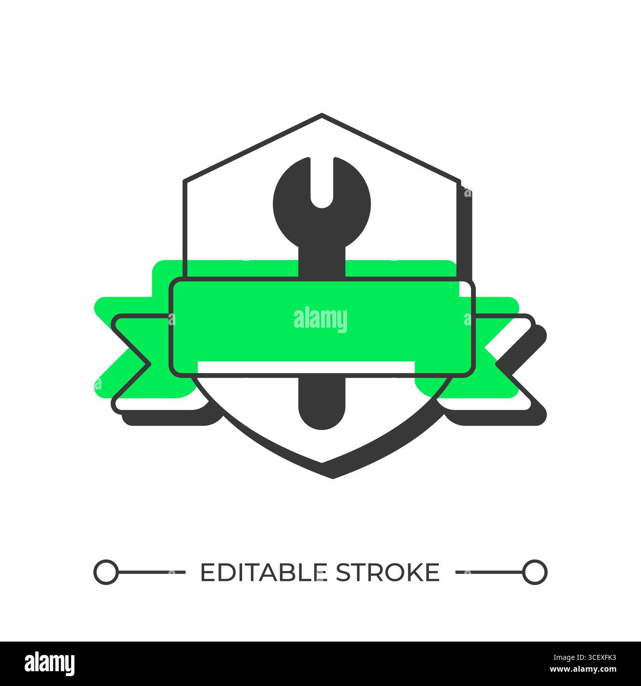 Software maintenance line icon Cut Out Stock Images & Pictures - Alamy