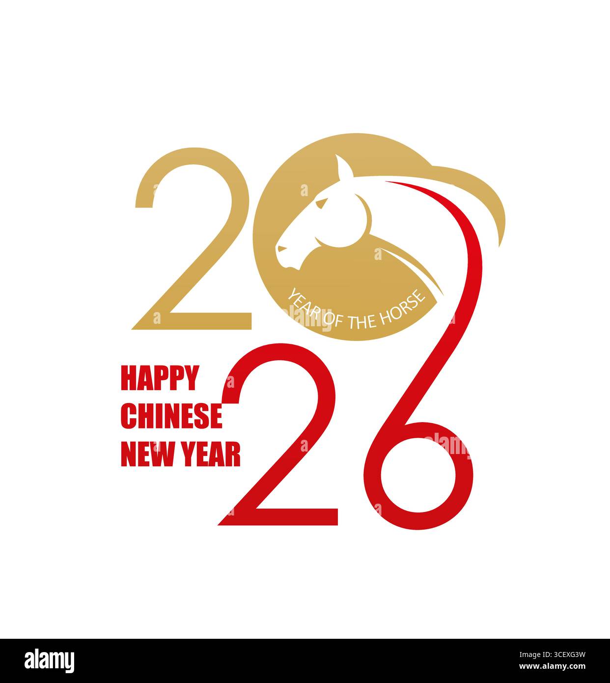 2026 chinese year fire horse hi-res stock photography and images - Alamy