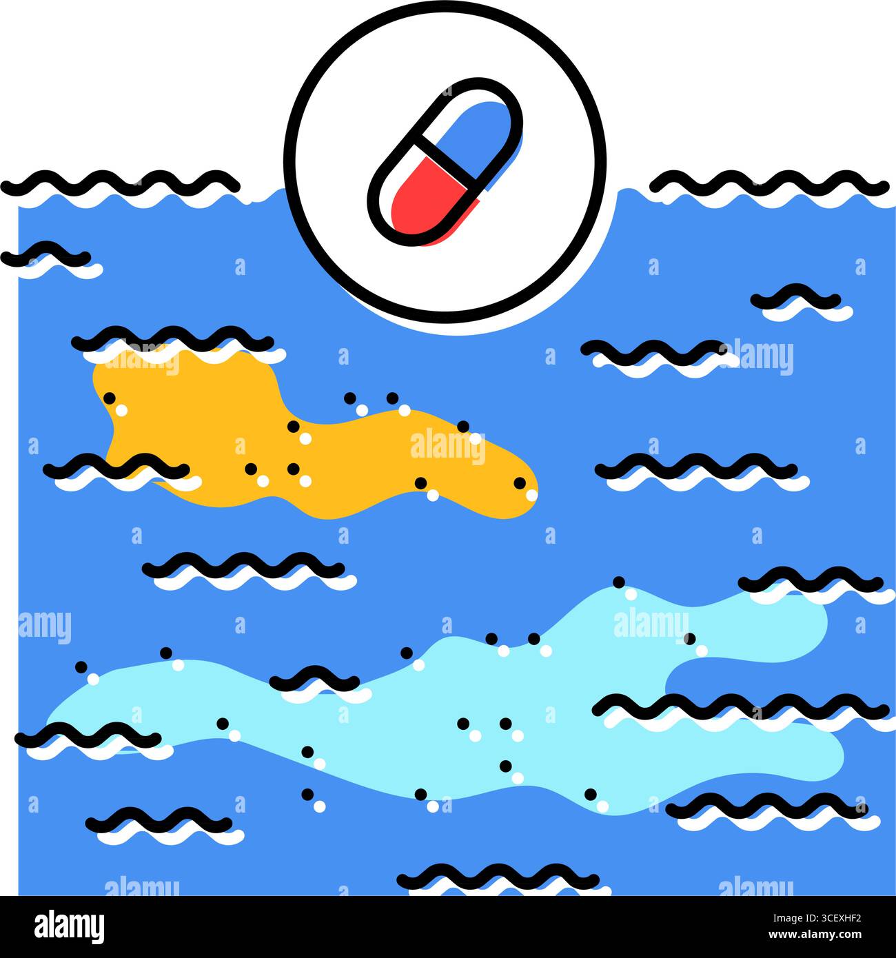 Ocean waste disposal Cut Out Stock Images & Pictures - Alamy