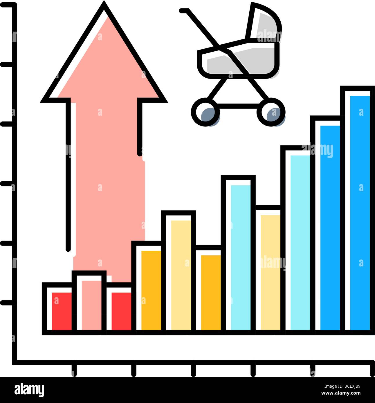 Fertility rate chart line hi-res stock photography and images - Alamy