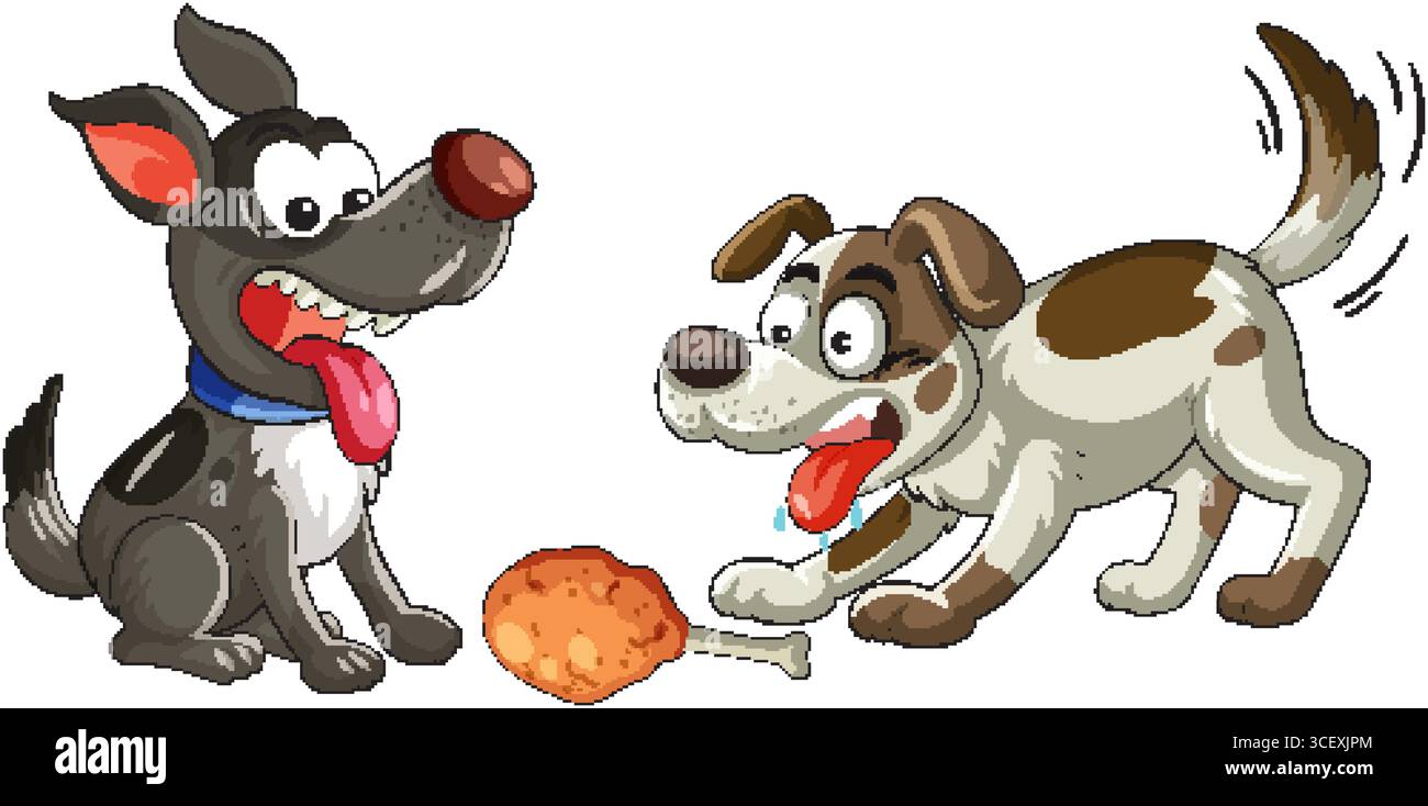 Big drooling dog Stock Vector Images - Alamy