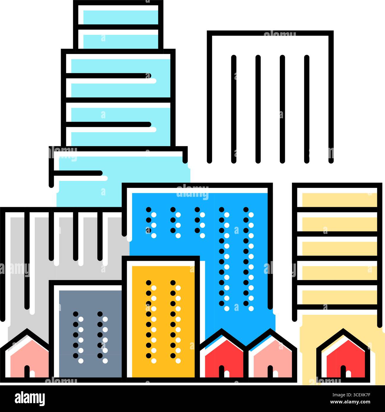 Inequality housing Cut Out Stock Images & Pictures - Alamy