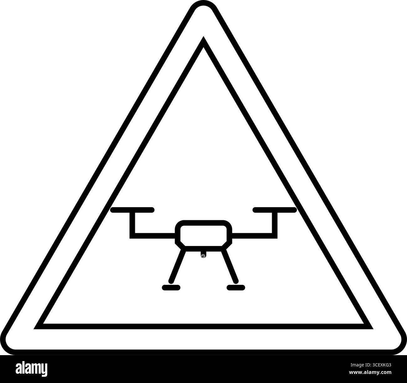 Uav safety sign Cut Out Stock Images & Pictures - Alamy