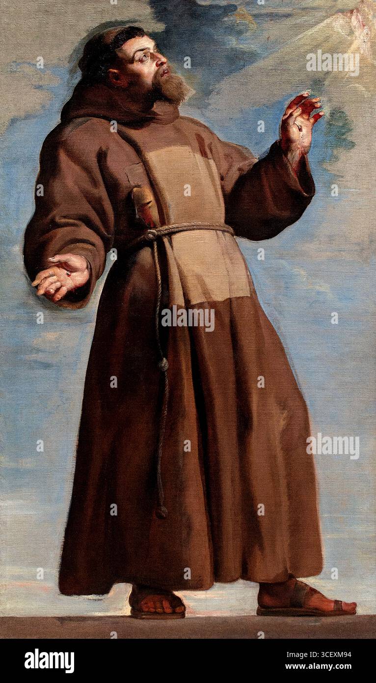 PETER PAUL RUBENS (1577-1640) Flemish Belgian Belgium St. Francis in ...