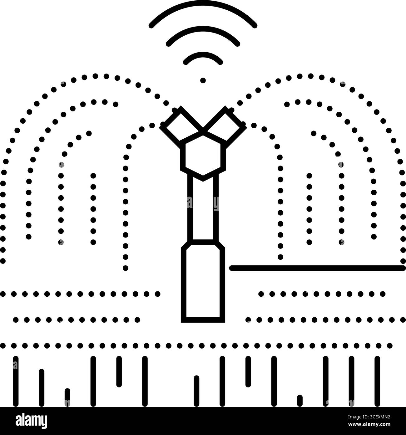 Irrigation tech Stock Vector Images - Alamy