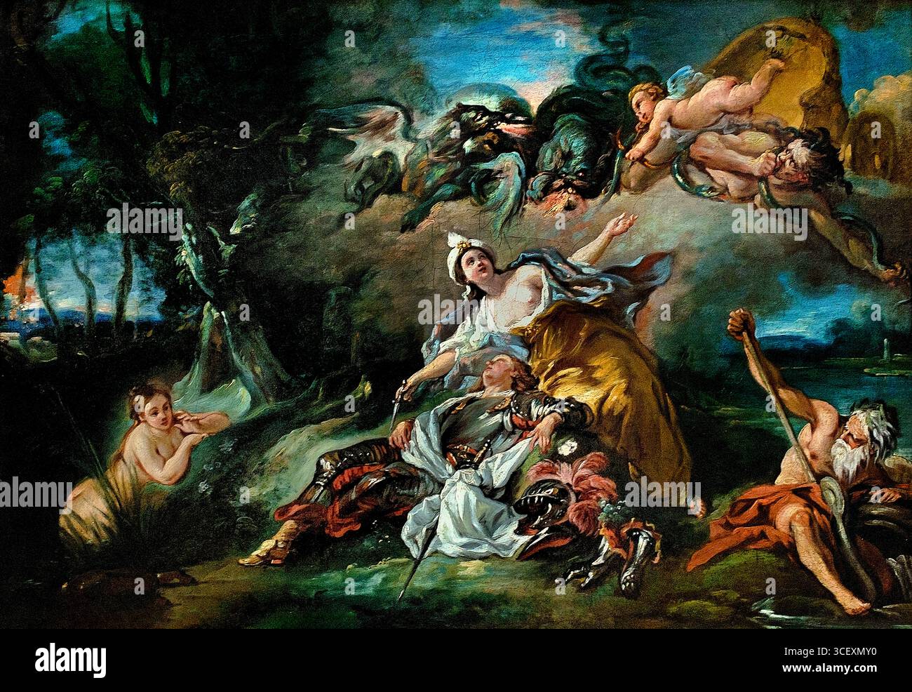 Renaud et armide refers to two prominent characters hi-res stock ...