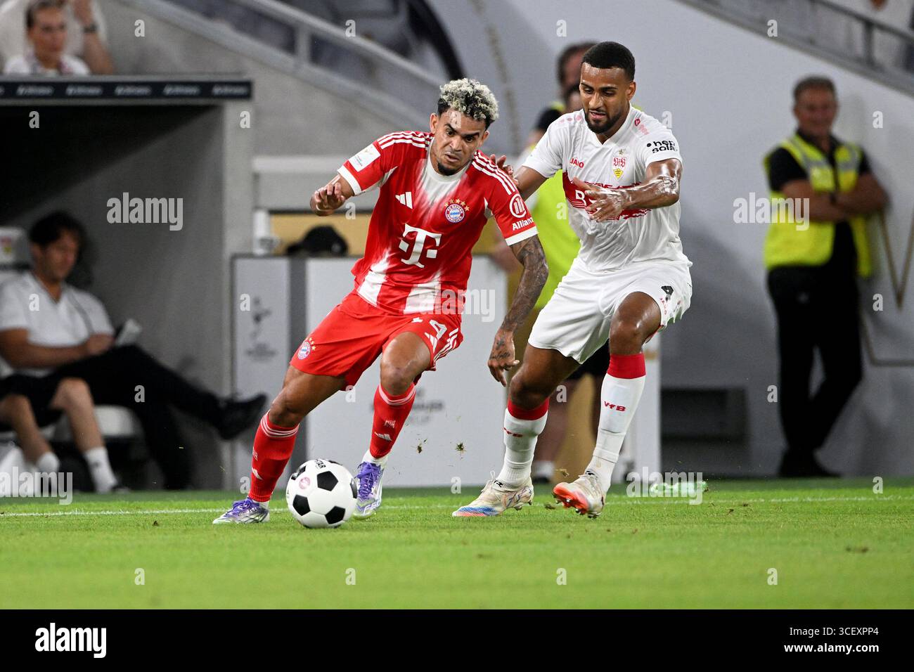 Fussball; 1. Bundesliga; DFB-Pokal; Saison 2024/2025; Franz-Beckenbauer-Suoercup VfB Stuttgart ...