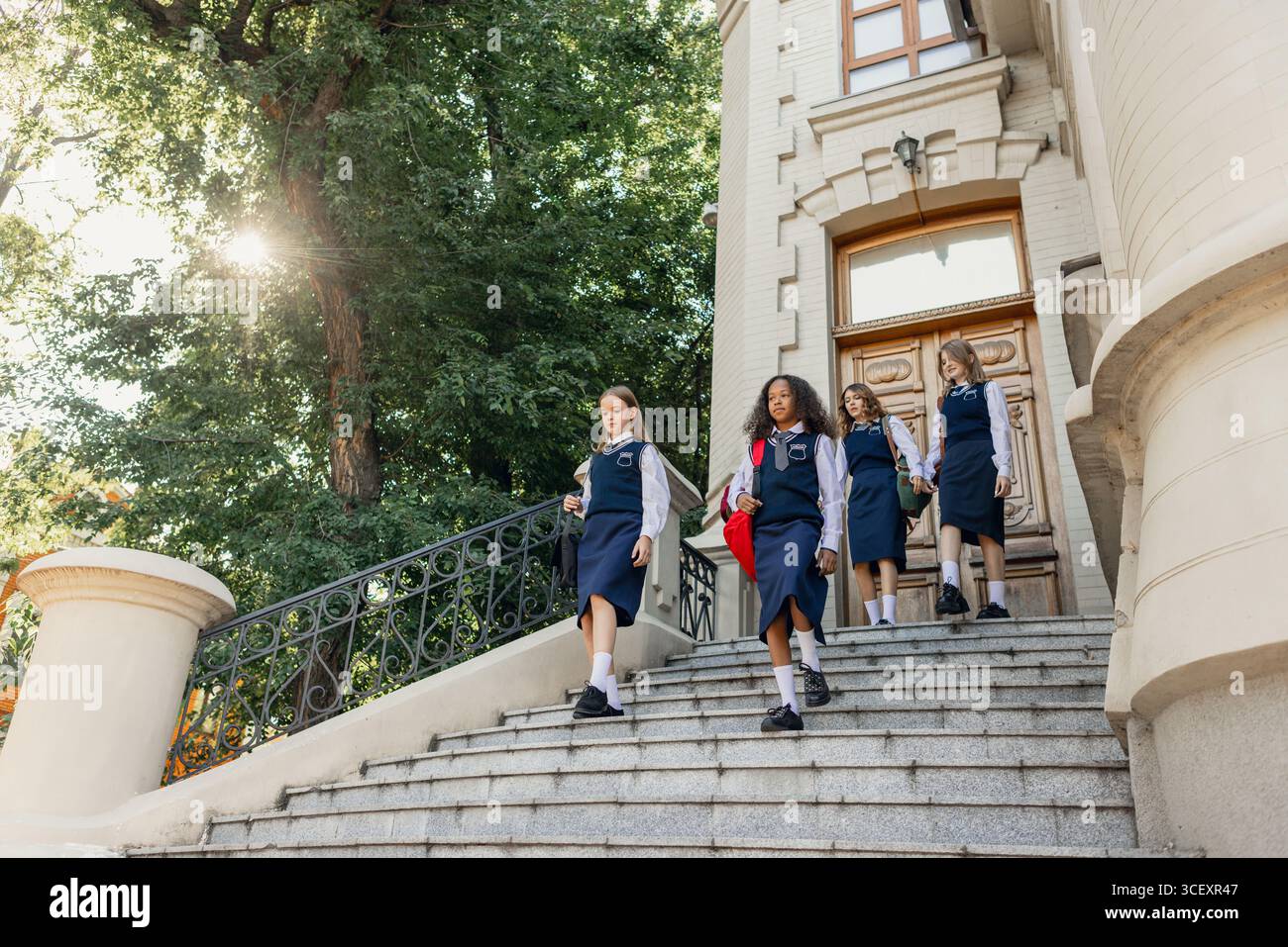 Trendy school uniform learning hi-res stock photography and images - Alamy
