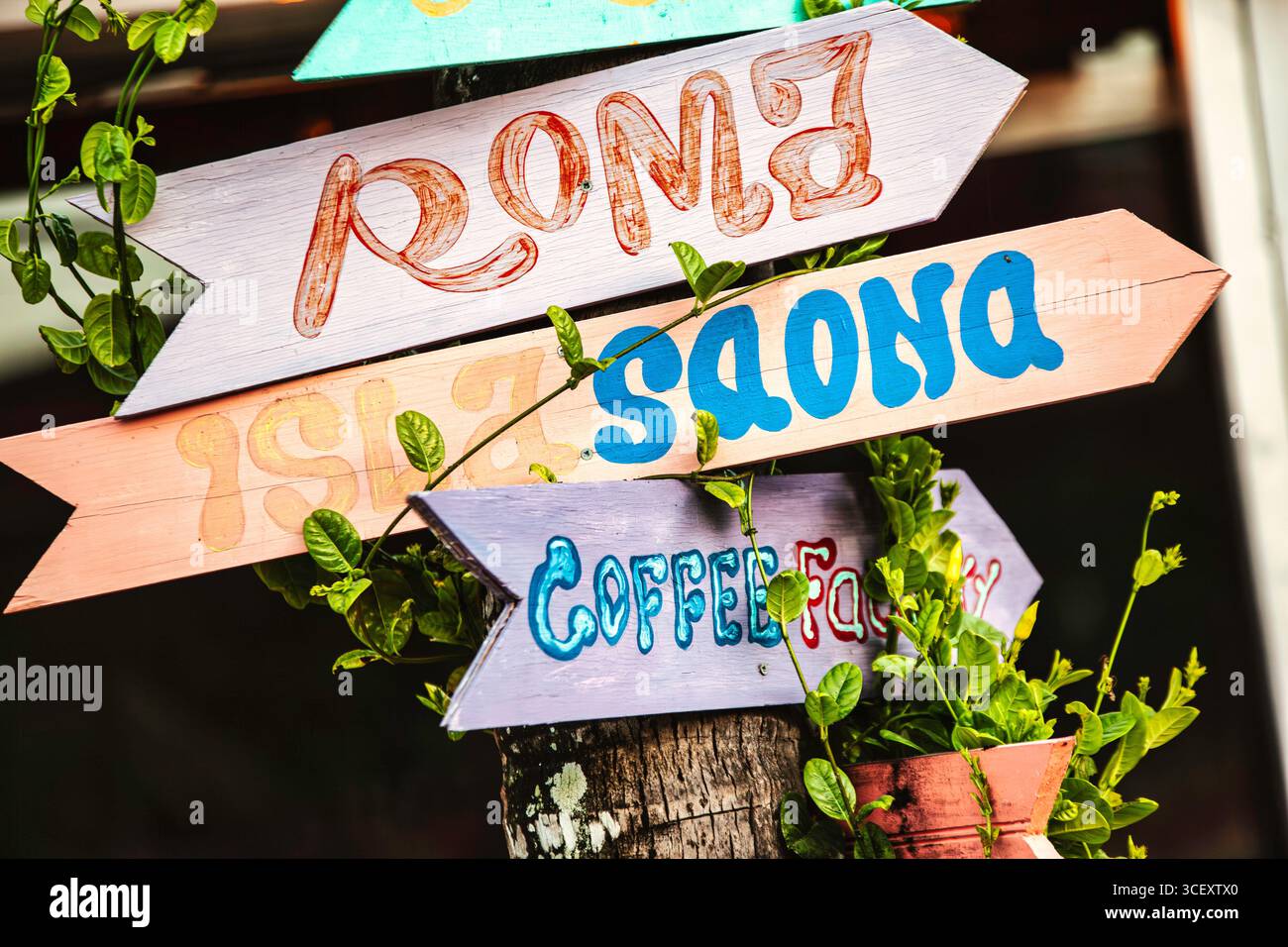 Dominicus, dominican republic 20 august 2025: vibrant, hand-painted ...