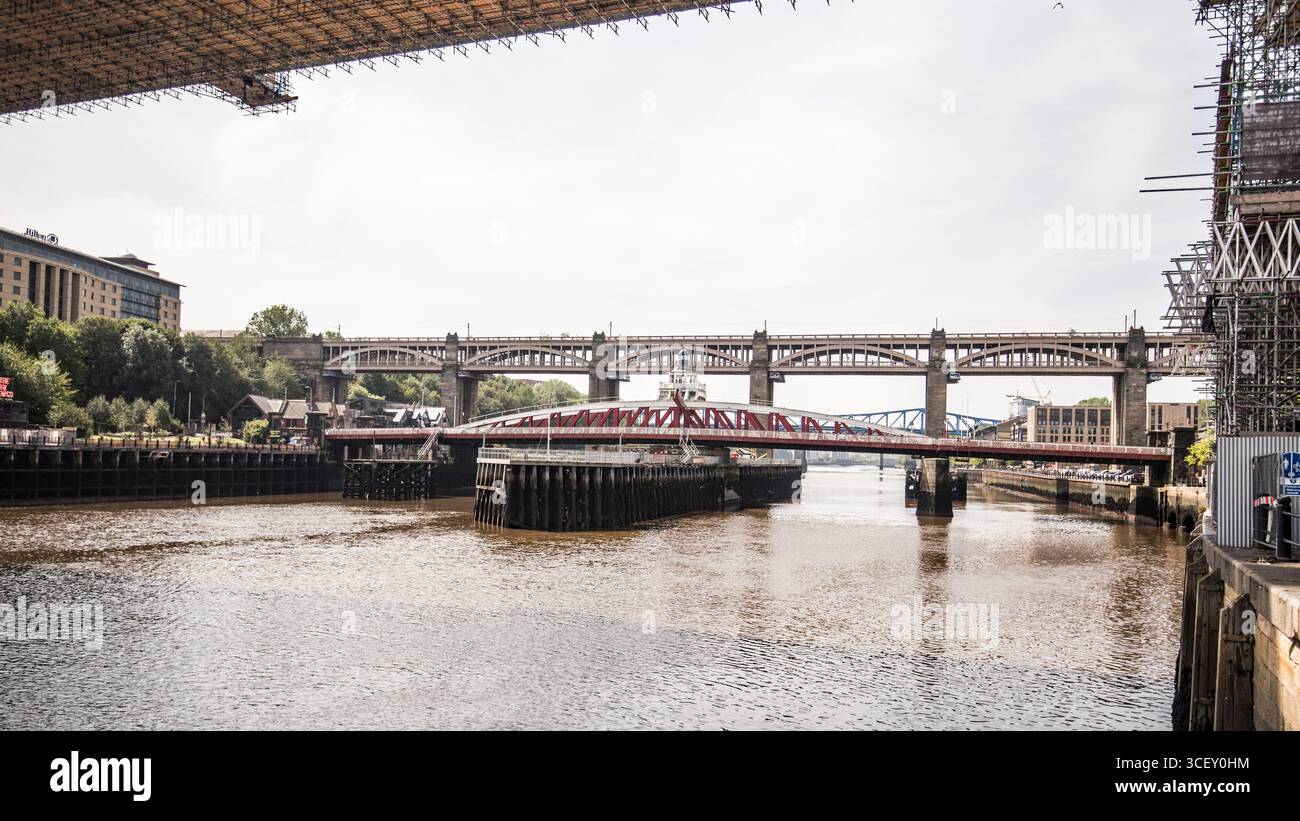 Was once the worlds largest swing bridge hi-res stock photography and ...