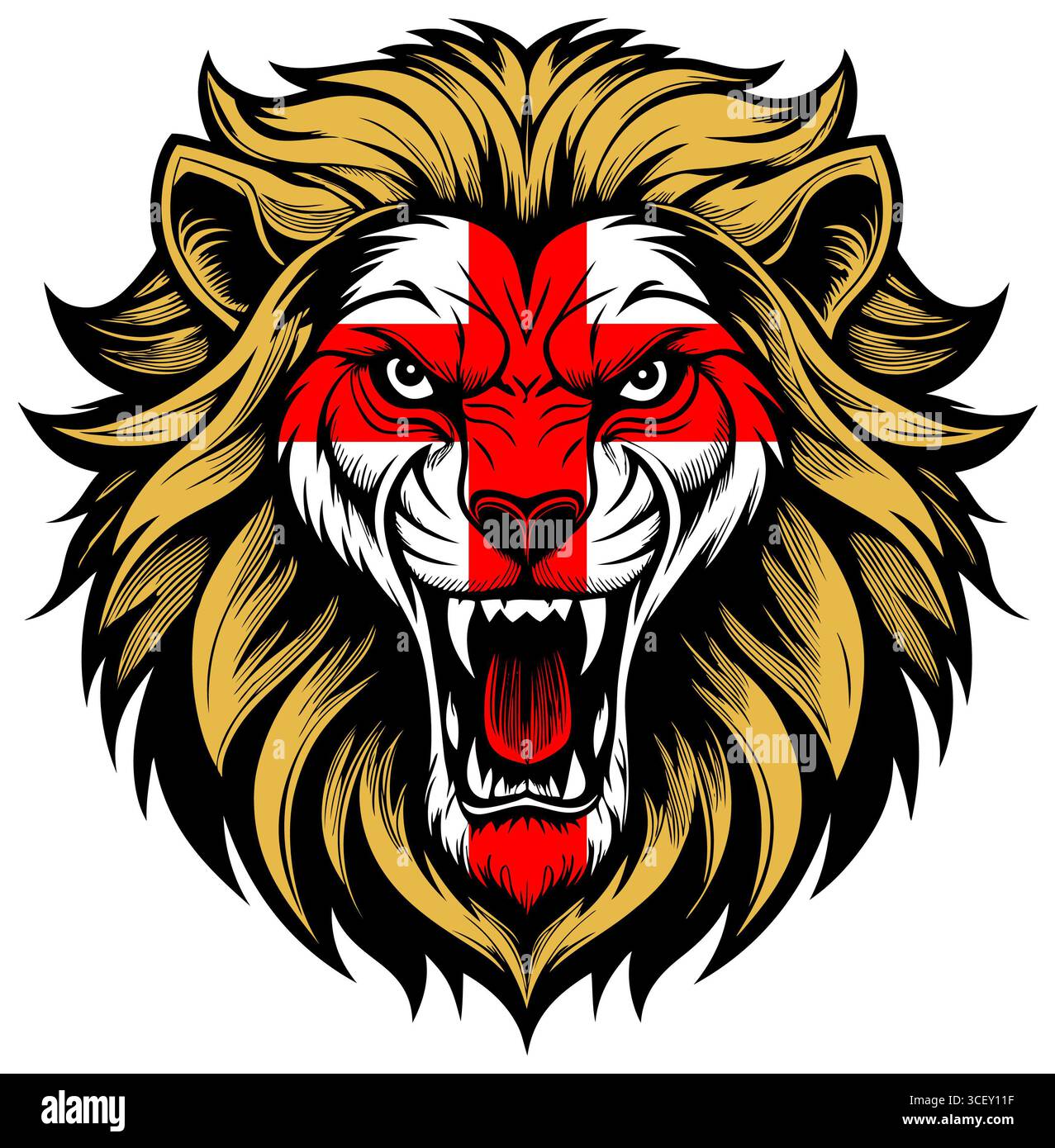 The cross of saint george Cut Out Stock Images & Pictures - Alamy