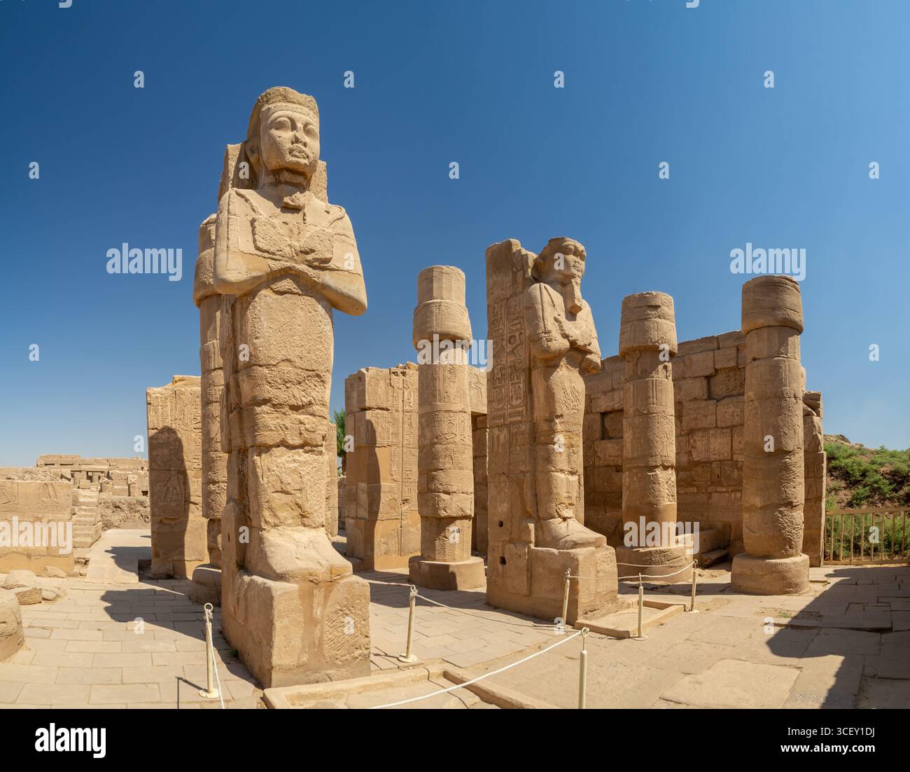 The Karnak Temple complex, a major ancient Egyptian landmark and ...