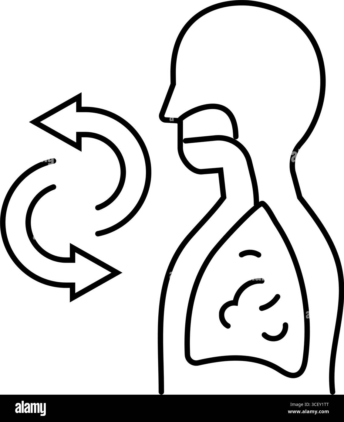 Breathing visualization Black and White Stock Photos & Images - Alamy