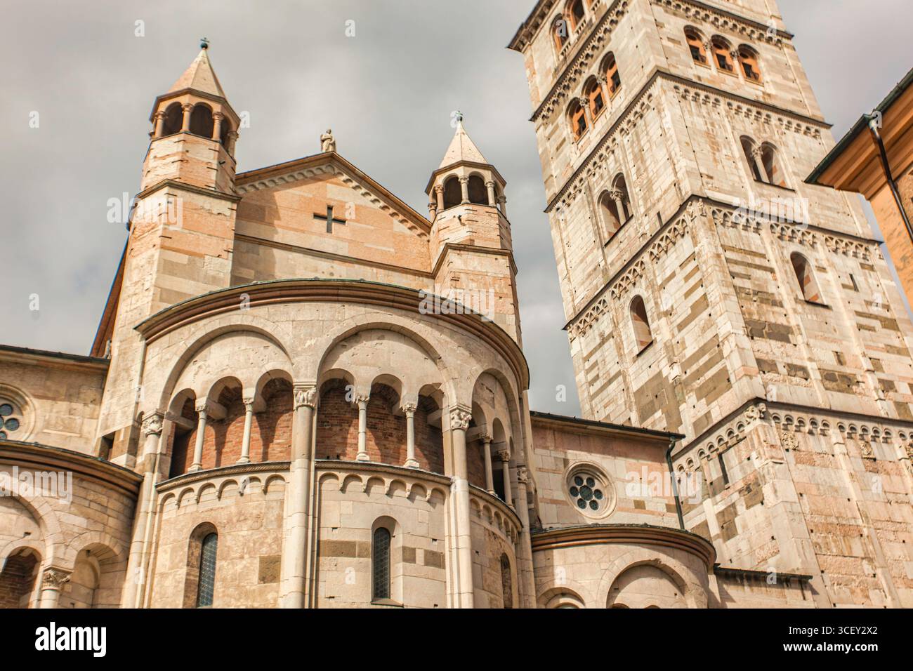 Modena, italy 20 august 2025: architectural detail of the cathedral of ...