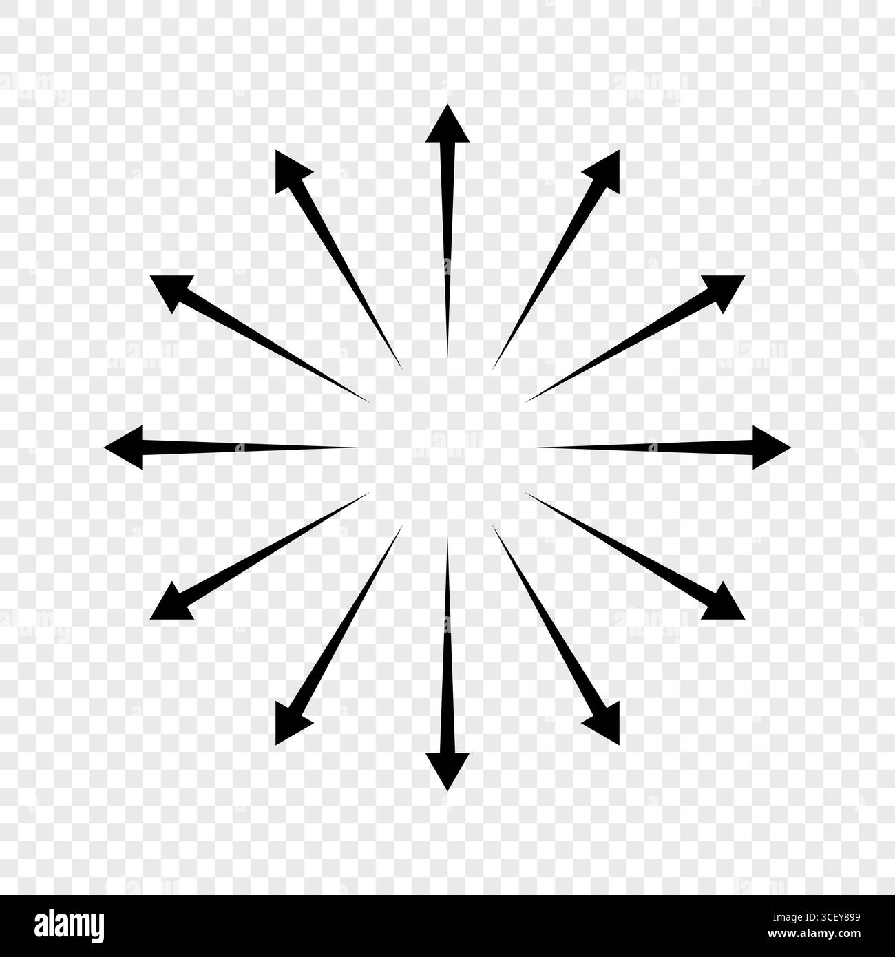 Outwards Stock Vector Images - Alamy