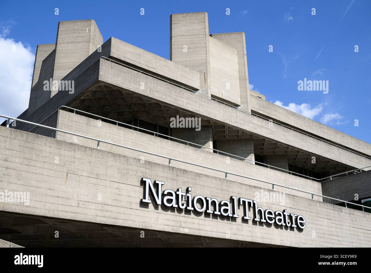 The National Theatre, part of the Southbank Centre. The theatre was ...
