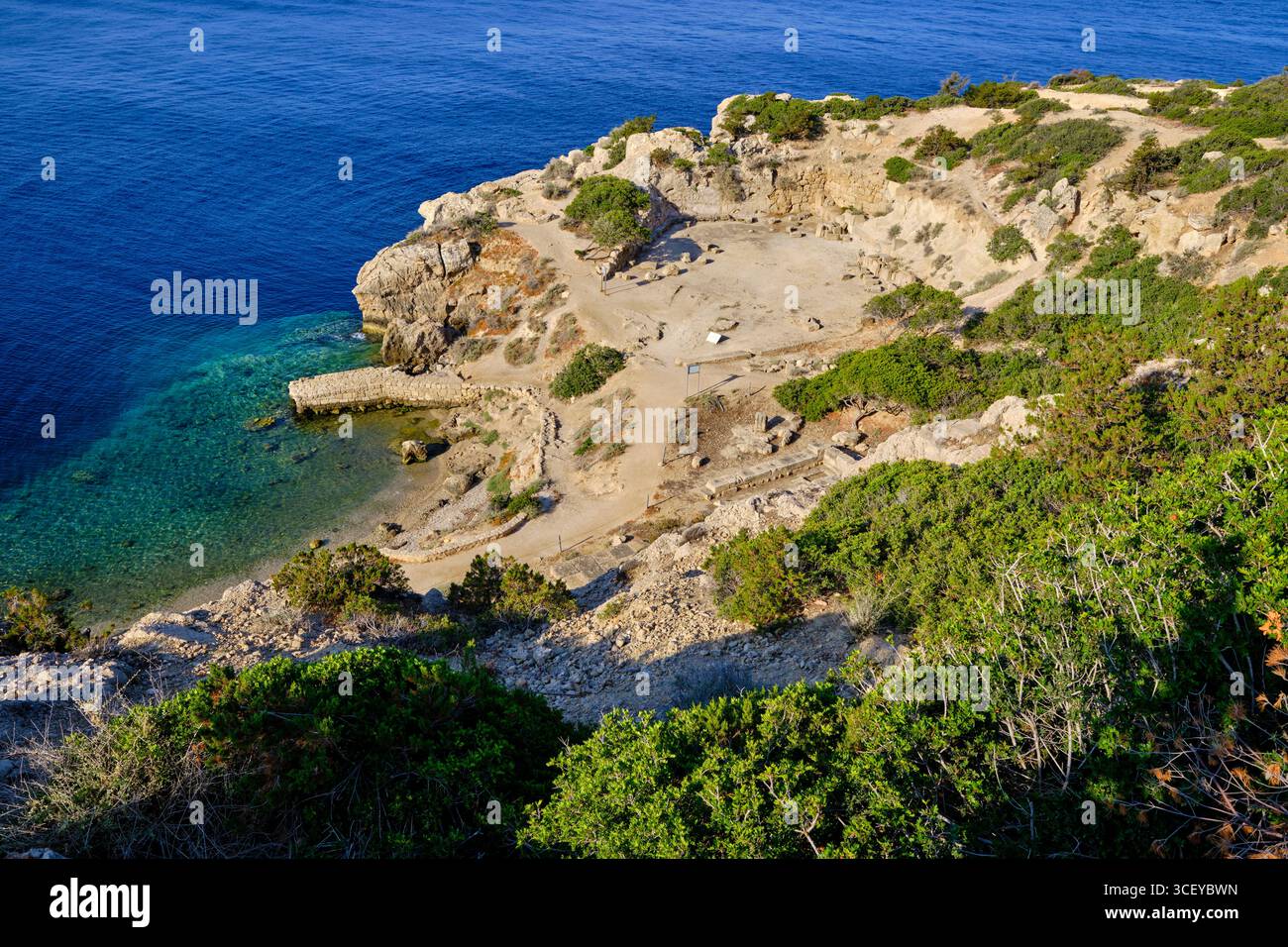 Greece, Peloponnese, archaeological site of Heraion of Perachora Stock ...