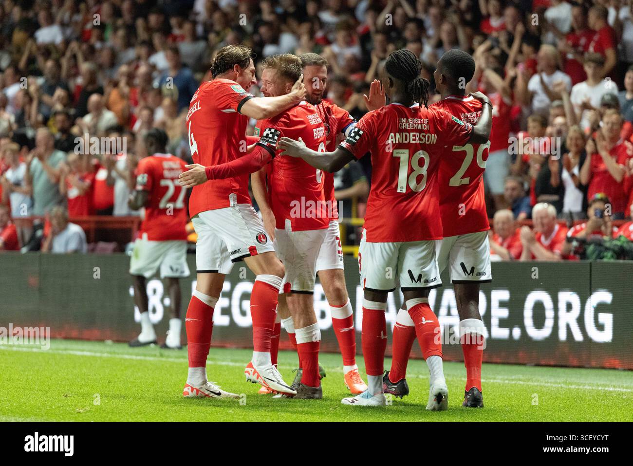 Luke berry scores against Stevenage Picture: Paul Edwards Stock Photo ...