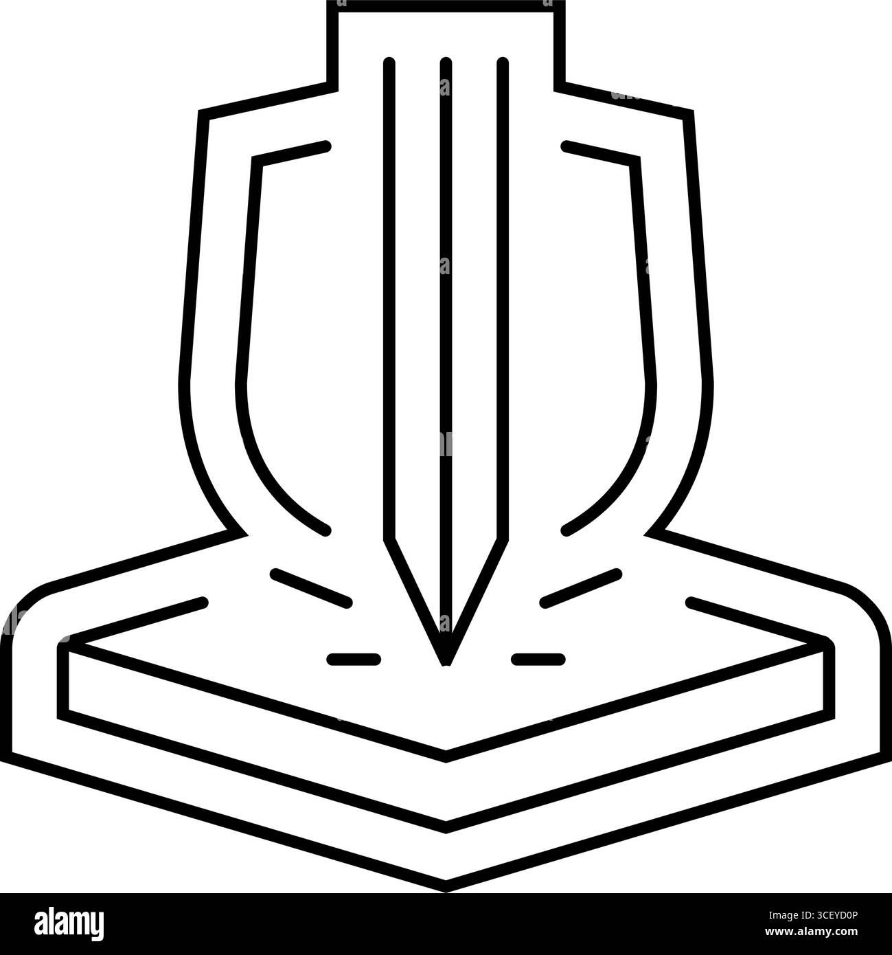 Casing outline Black and White Stock Photos & Images - Alamy