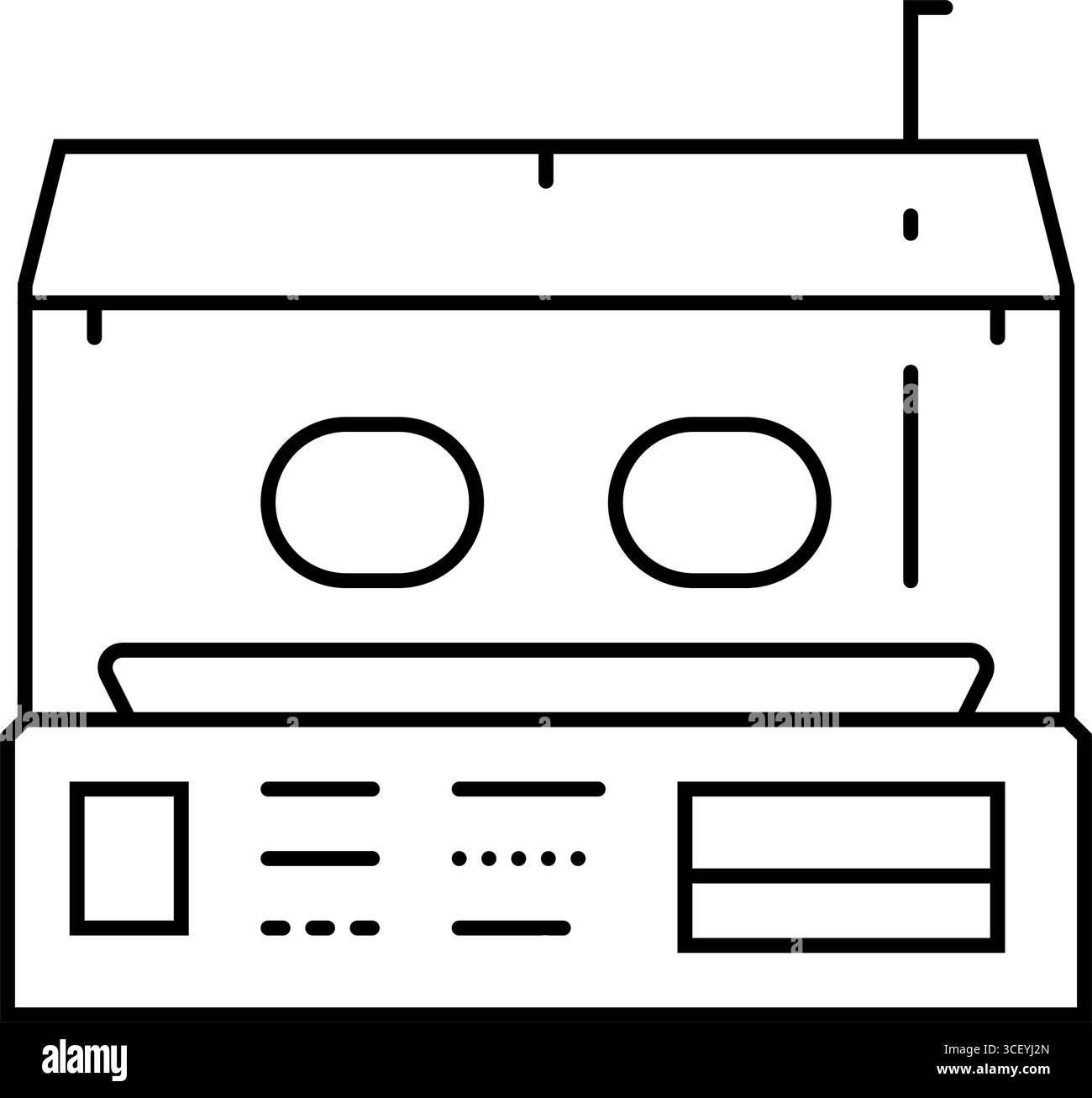 newborn an incubator line icon vector illustration Stock Vector Image ...
