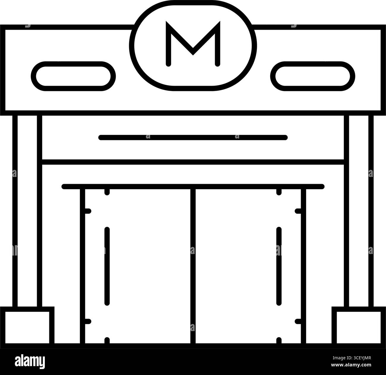 Community entrance sign Black and White Stock Photos & Images - Alamy