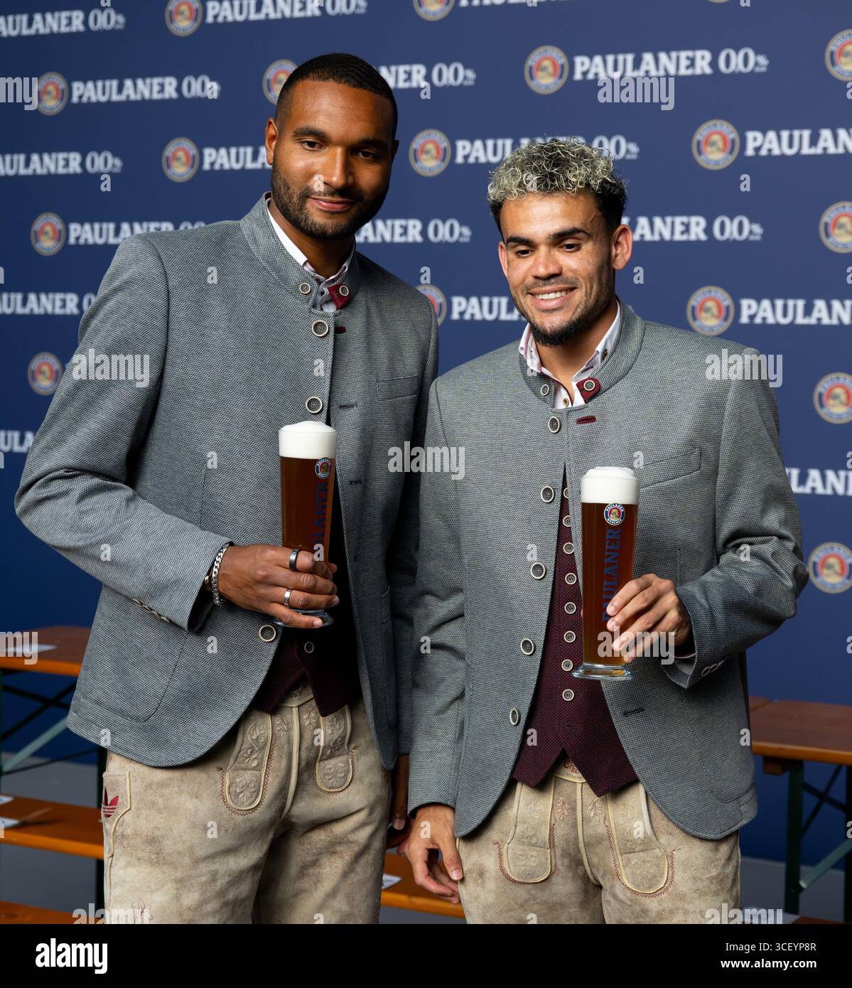 19 August 2025, Bavaria, Munich: Soccer: Bundesliga, Paulaner ...