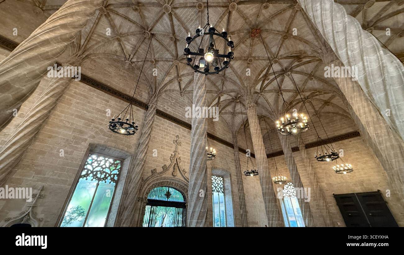 Interior of the Silk Exchange building Stock Photo - Alamy