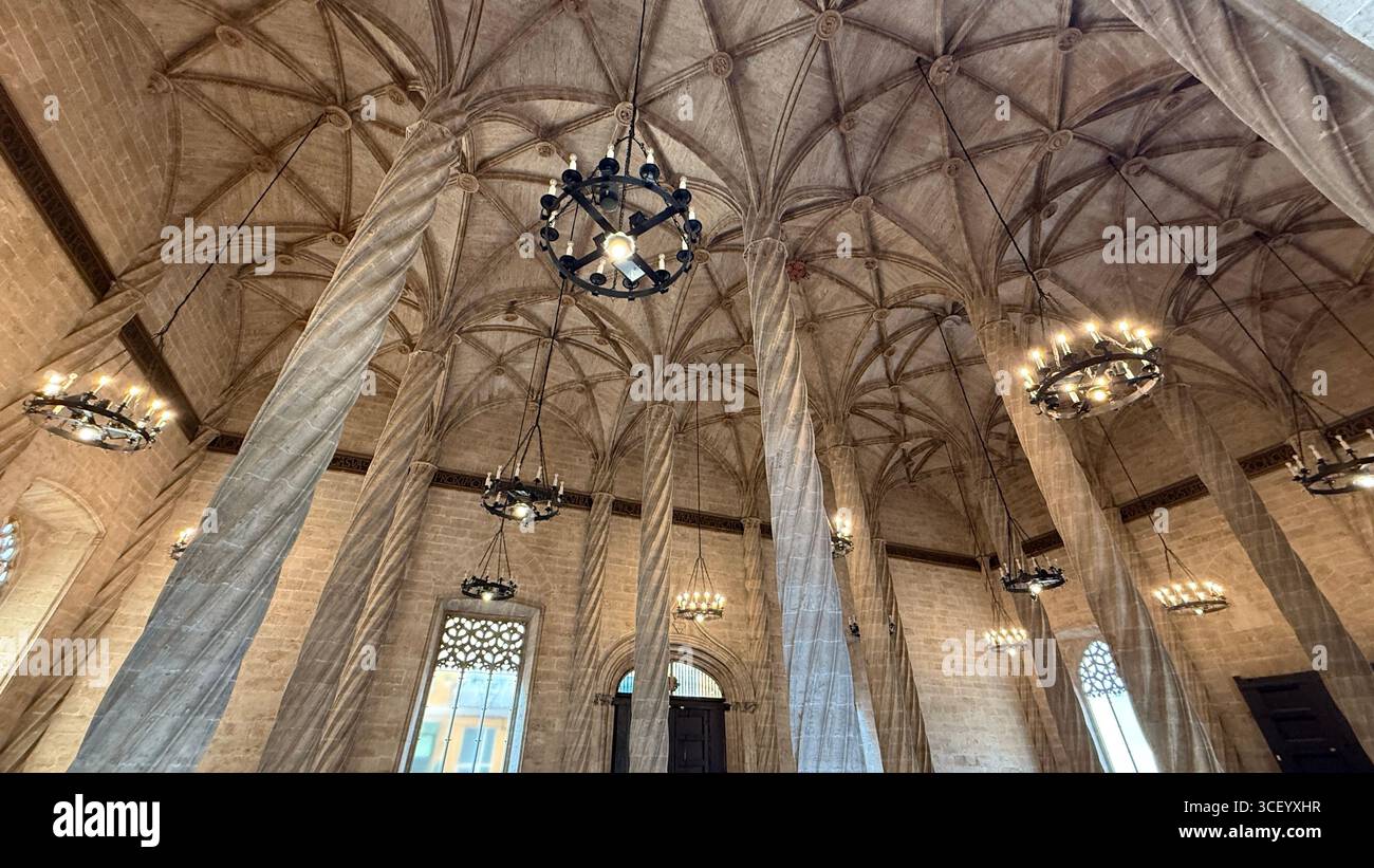 Interior of the Silk Exchange building Stock Photo - Alamy