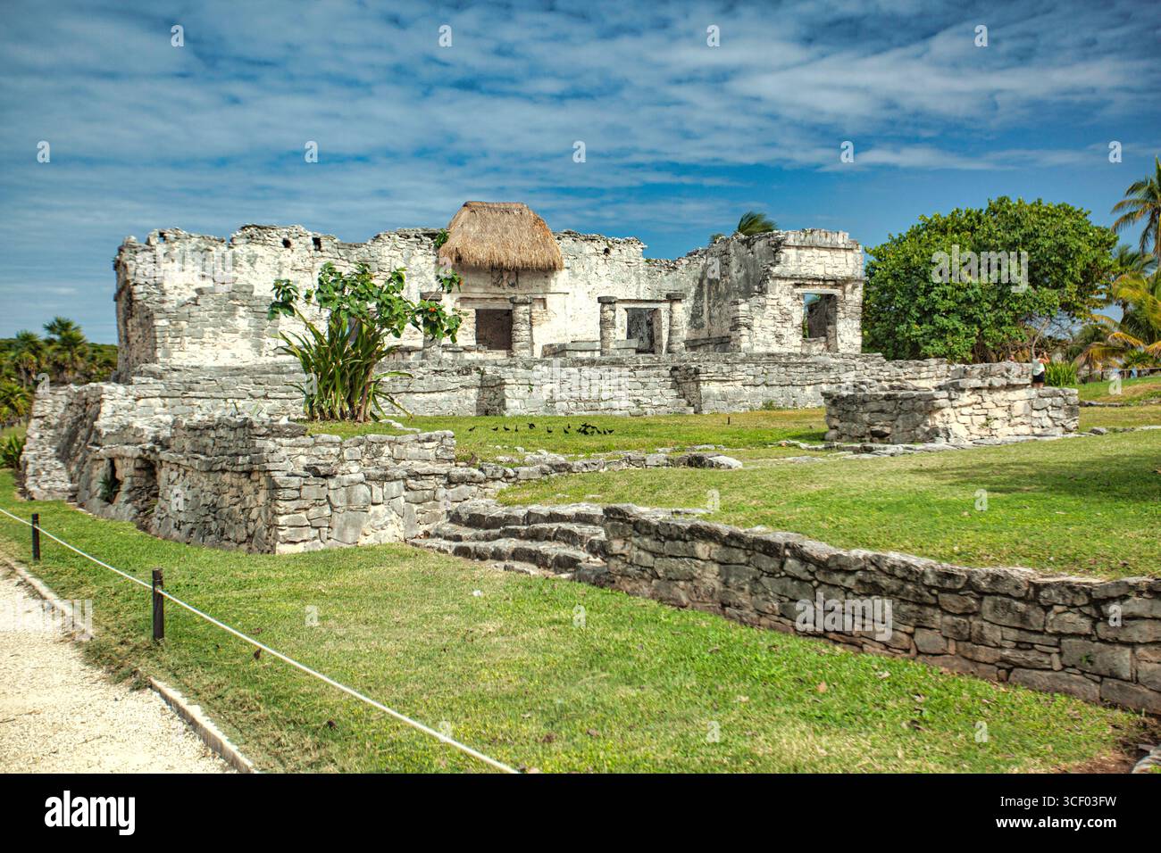 Scenic view of ancient mayan ruins in tulum, mexico, showcasing the ...