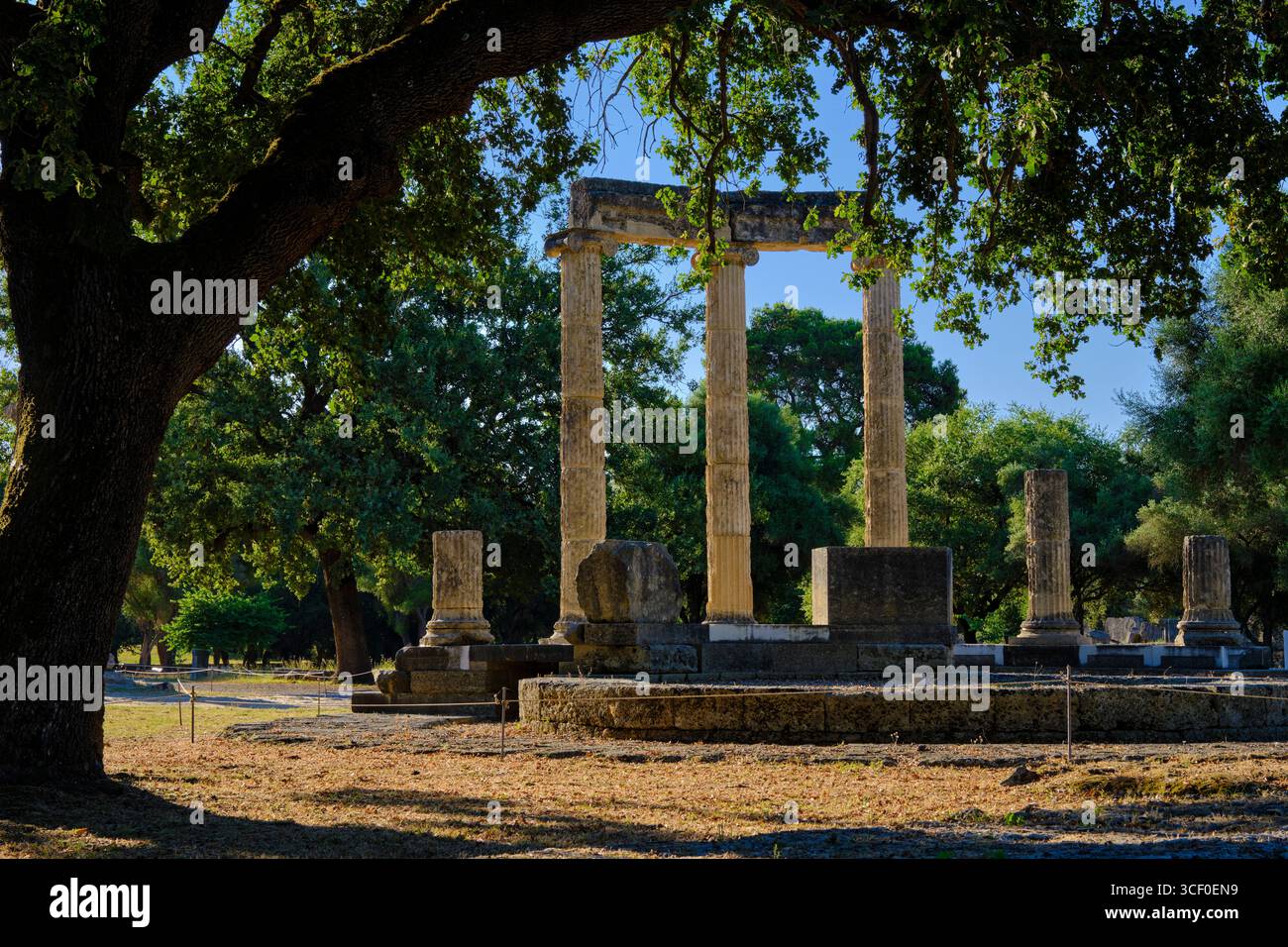 Greece, Peloponnese, Olympia, UNESCO World Heritage Site, the ...