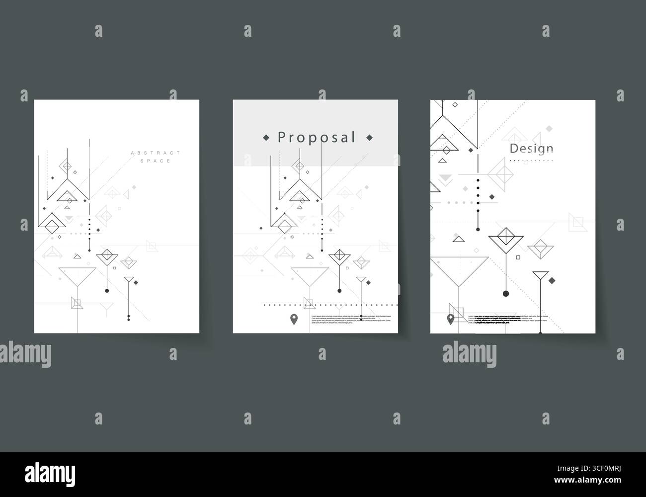 Abstract technology vector background. Connect shapes Stock Vector ...