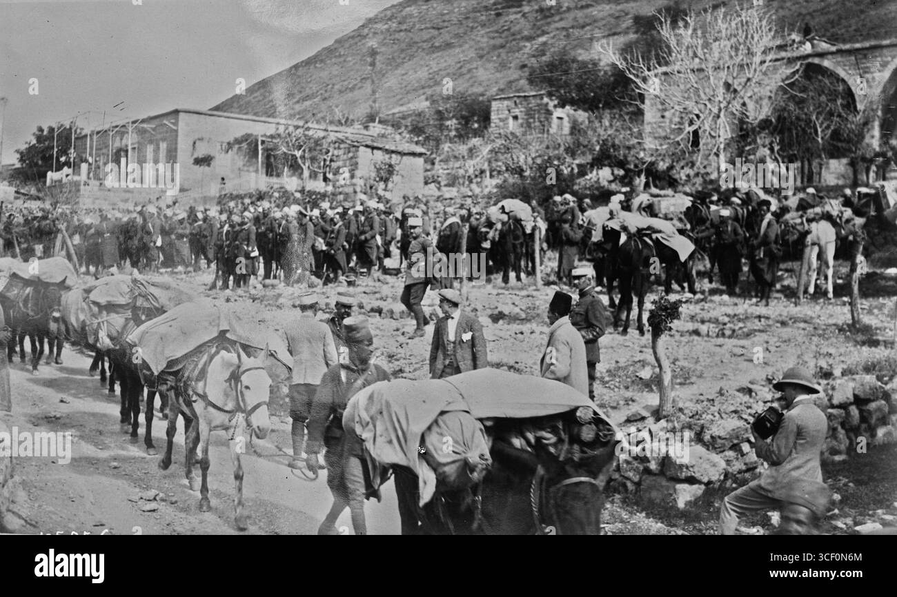 Algerian mountain artillery units in Syria, December 1925, showcasing ...