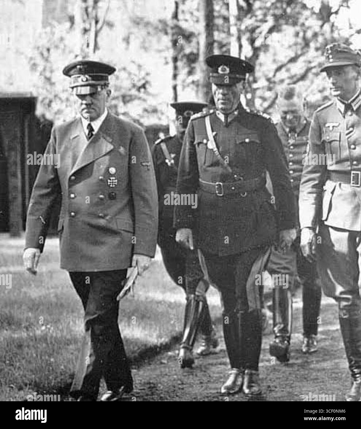 A photograph of Adolf Hitler and Cemil Cahit Toydemir taken in 1943 ...