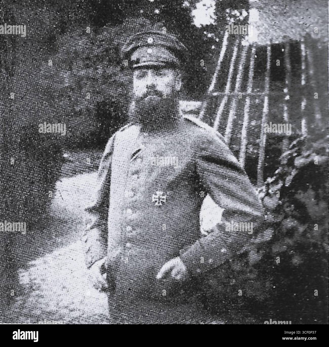 This image shows Major Karl von Rettberg, a military leader in the IR ...