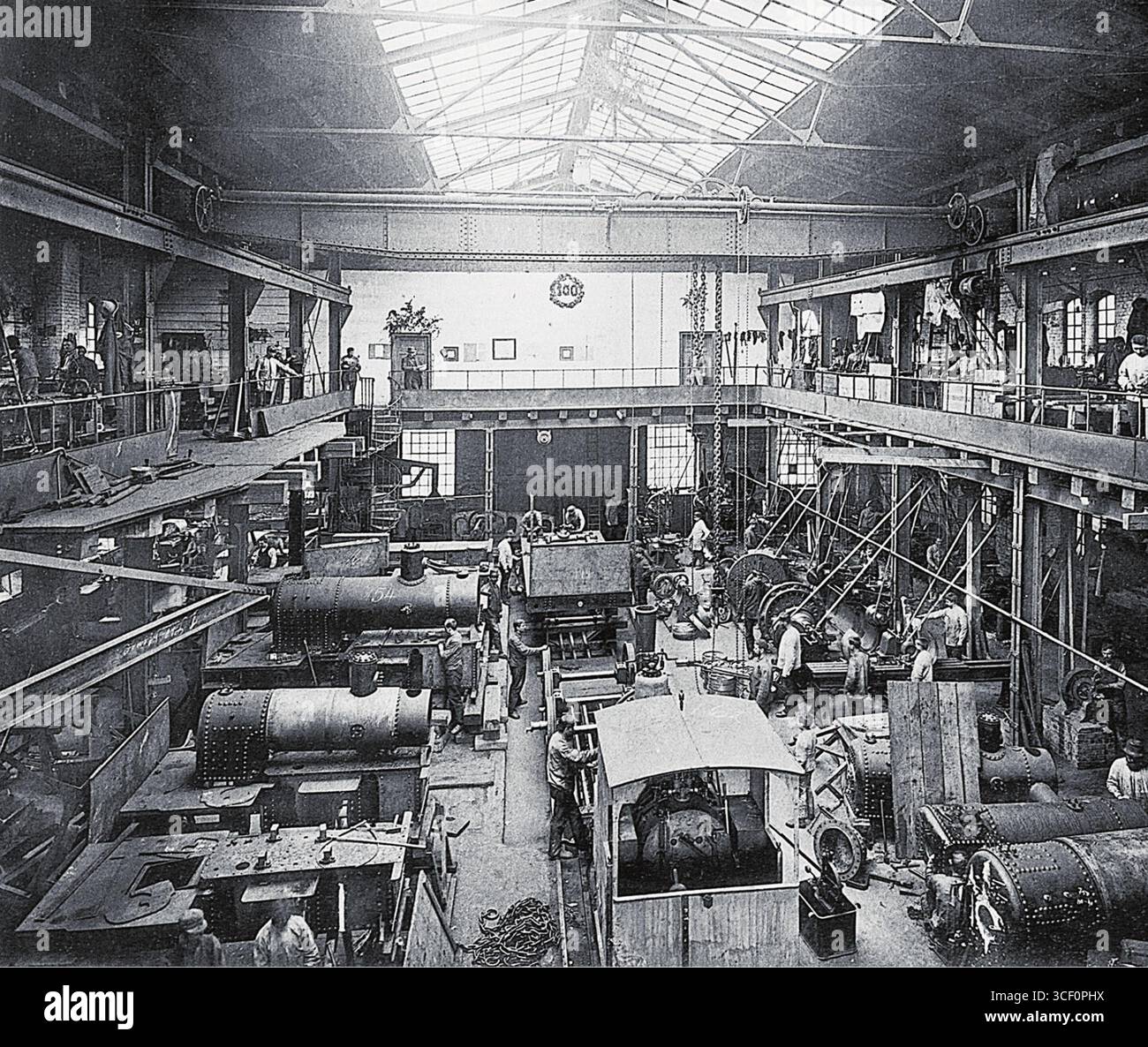 This image shows the production of transport vehicles by Orenstein ...