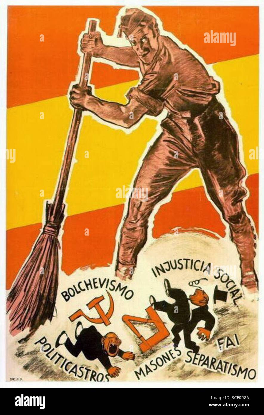 This 1930s propaganda poster from the Nationalist faction in Spain ...
