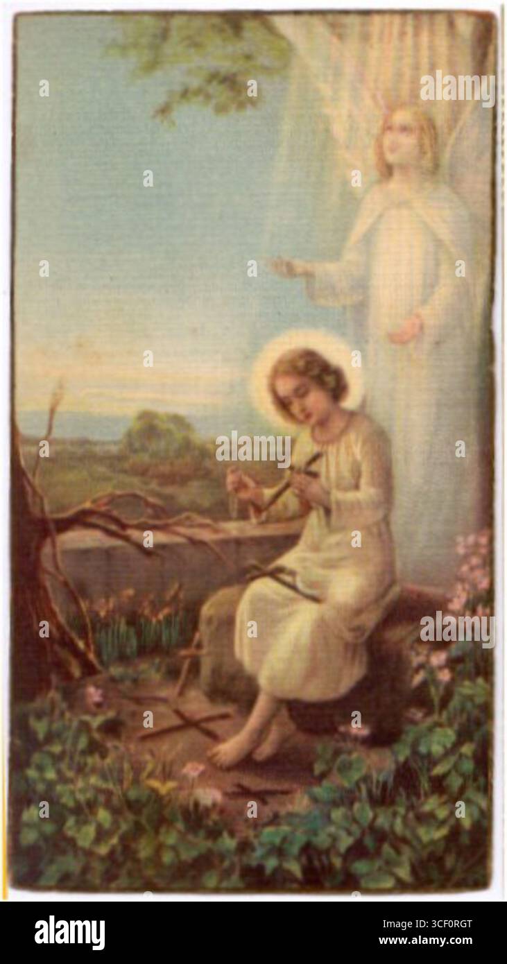 This early 20th-century depiction of the Guardian Angel reflects the ...
