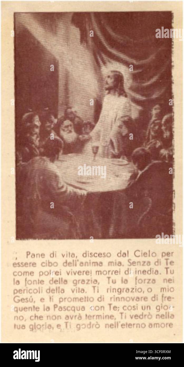 This early 20th-century image of the Last Supper portrays the final ...