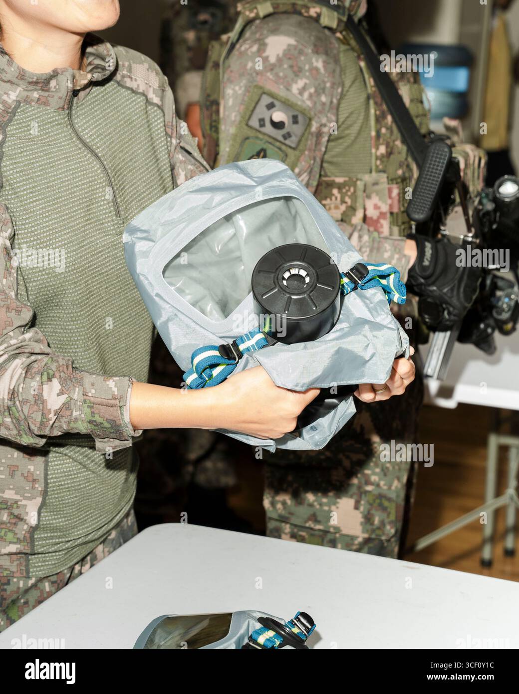 August 20, 2025, Seoul, Seoul, South Korea: An official demonstrates ...