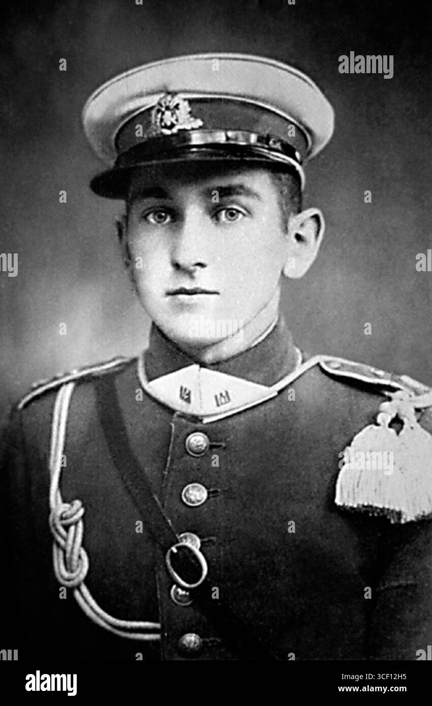 Adolfas Kubilius, wearing the uniform of the Lithuanian Armed Forces ...