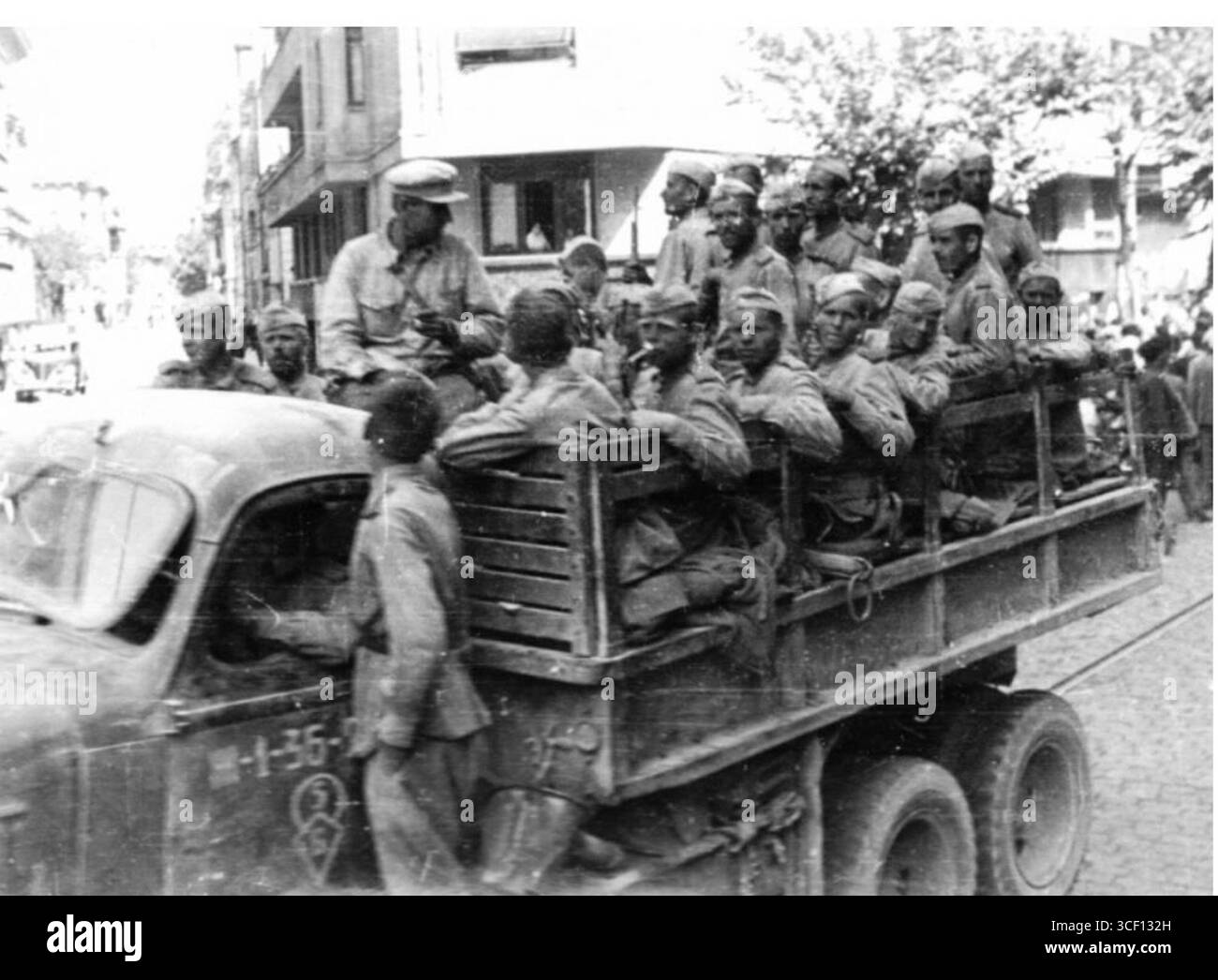This photo from August 31, 1944, shows Soviet Red Army soldiers ...