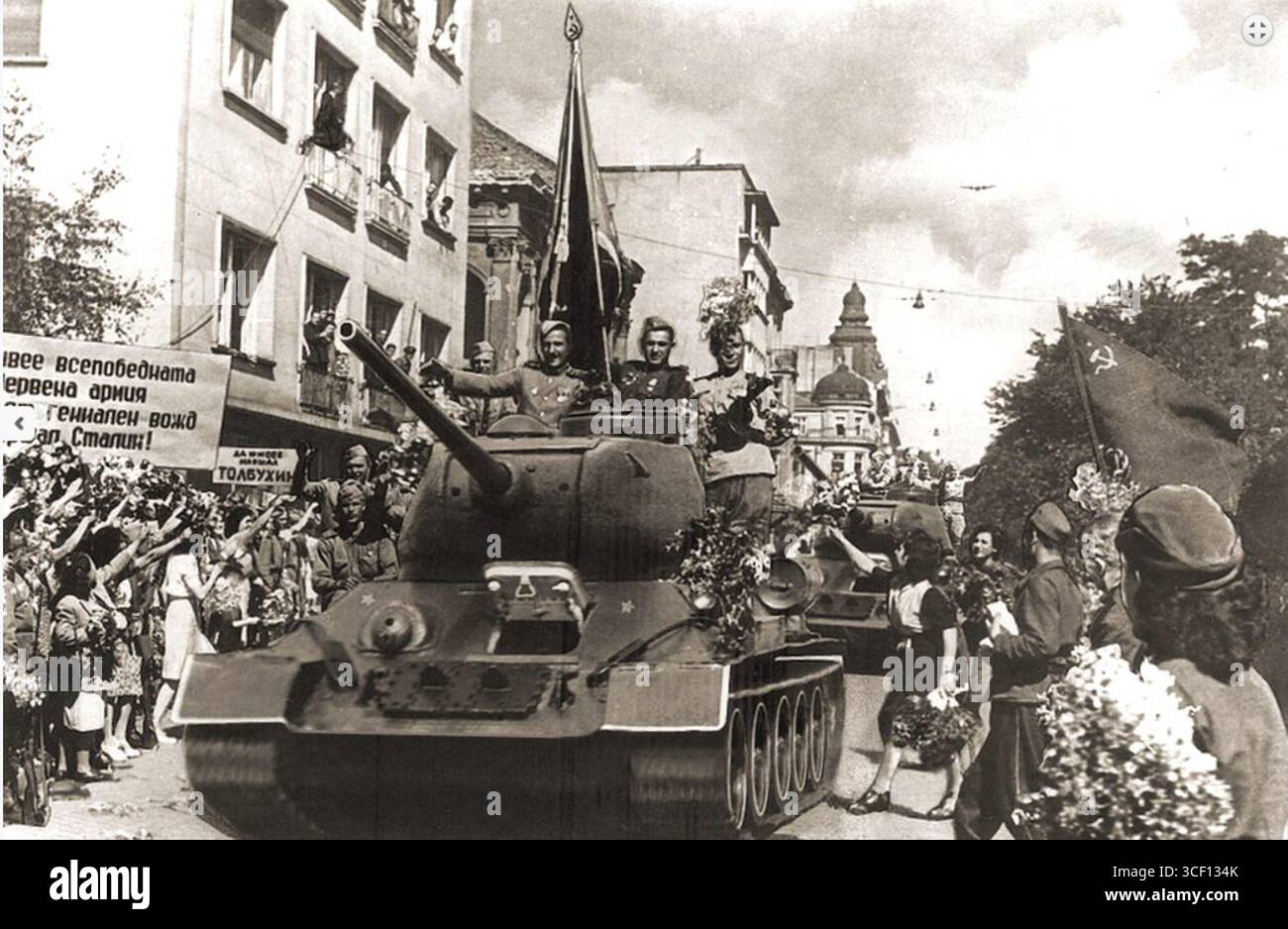 In September 1944, the Soviet Red Army entered Sofia, Bulgaria, during ...