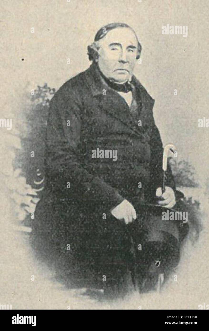 A 1953 image of Joseph Bernhard Pohl, born 1803 in Frombork, father of ...