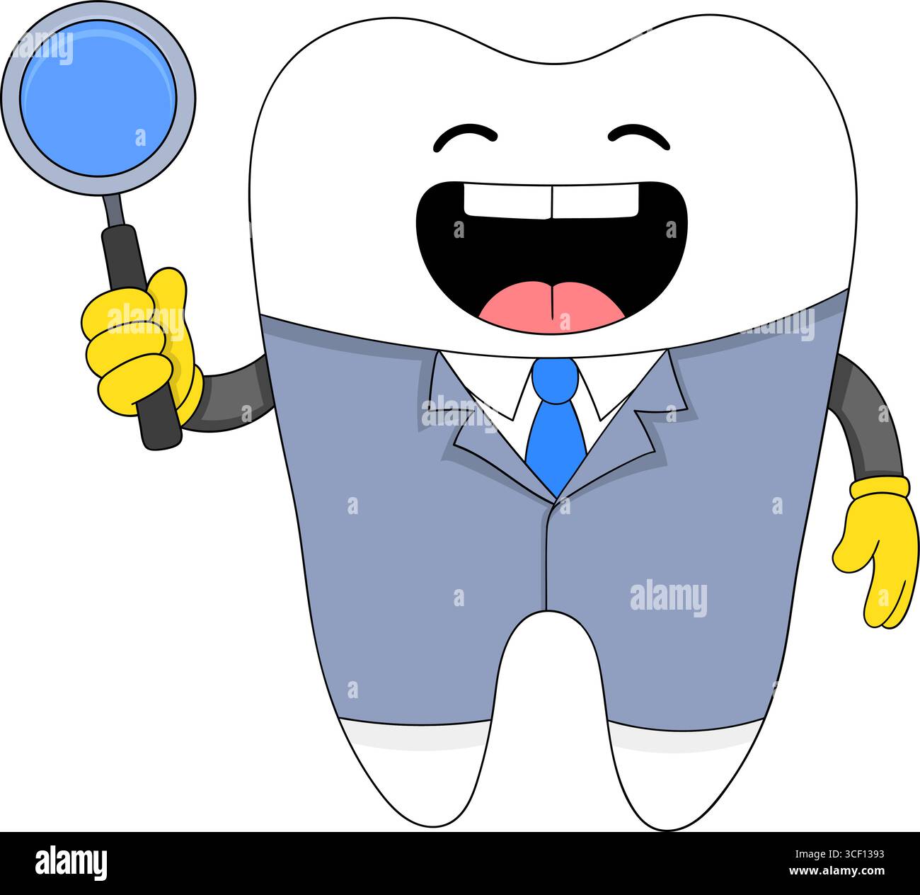 Dentist doctor dressed in Stock Vector Images - Alamy