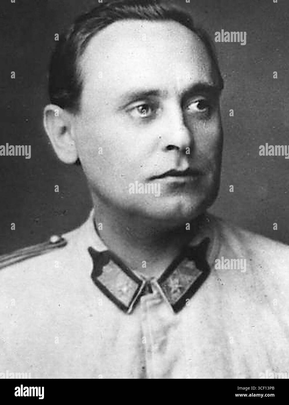 Ferenc Szálasi (1897-1946), photographed as the chief of the Hungarian ...