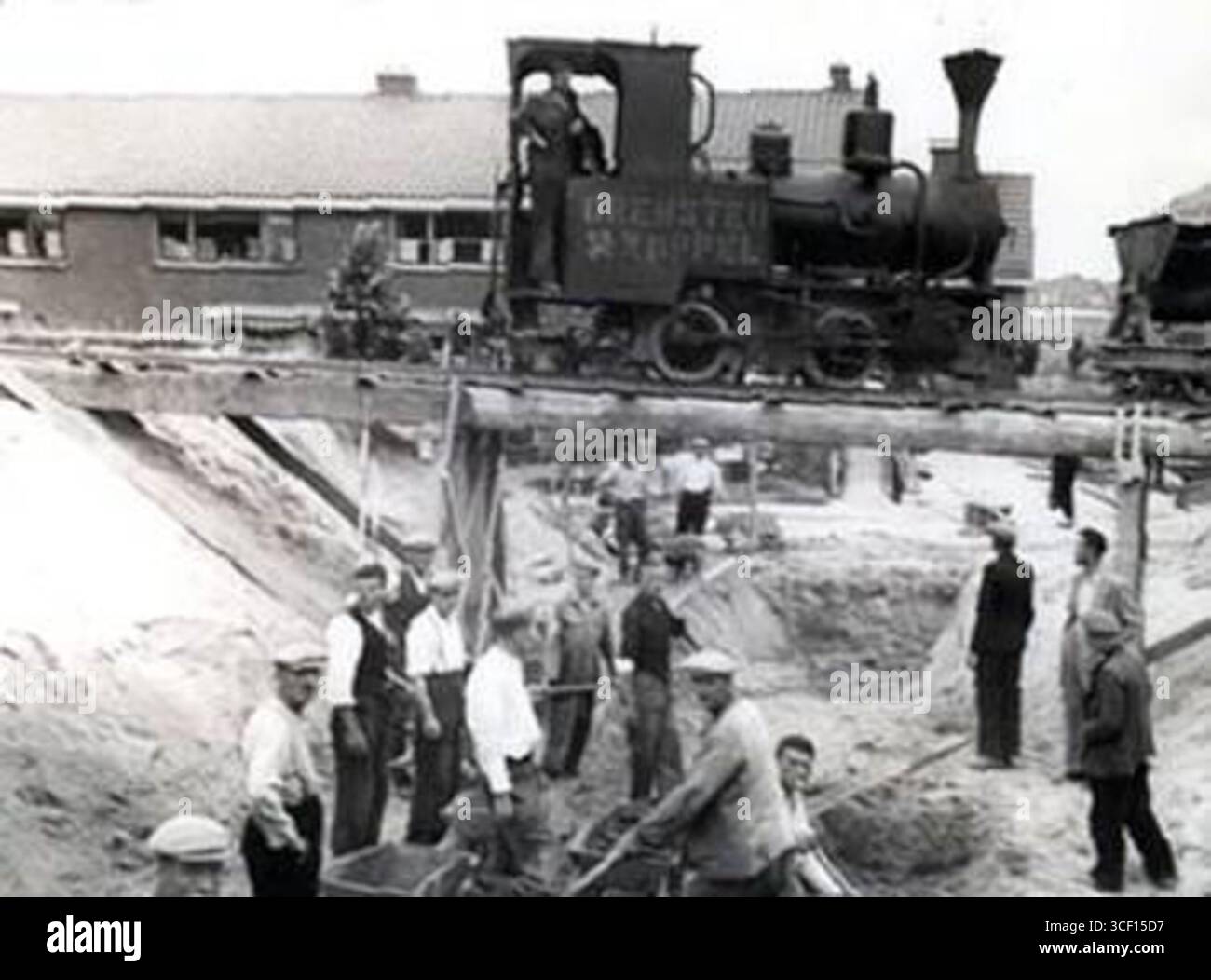 This image shows the 30 PS Orenstein & Koppel steam locomotive with a ...