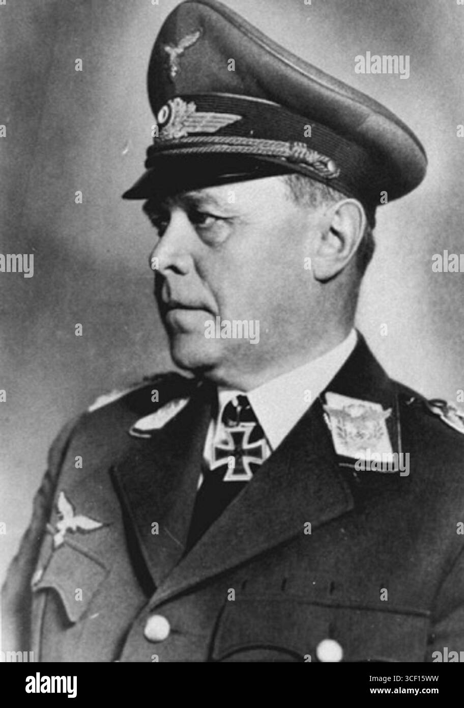 A photograph of Field Marshal Albert Kesselring, who served as ...