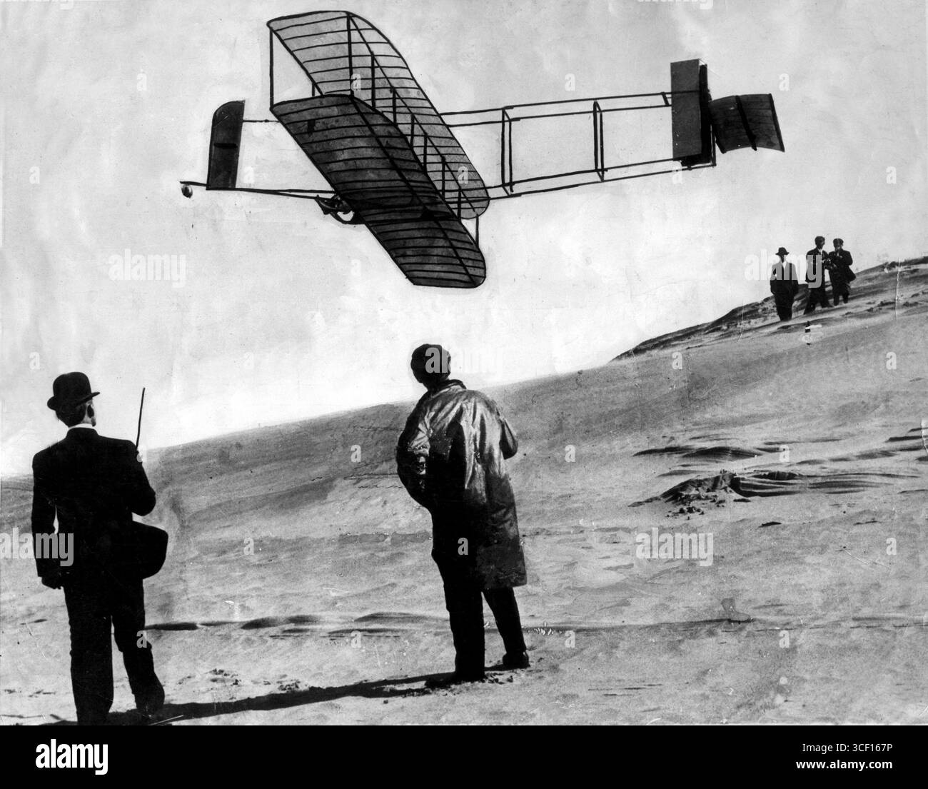 The Wright brothers, Wilbur (1867-1912) and Orville (1871-1948 ...