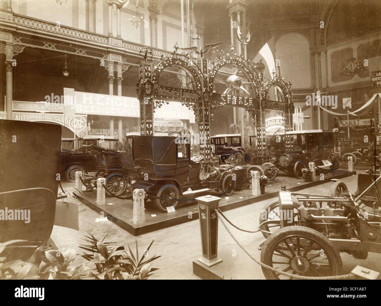 The stand of the Trompenburg automobile factory at an automobile ...